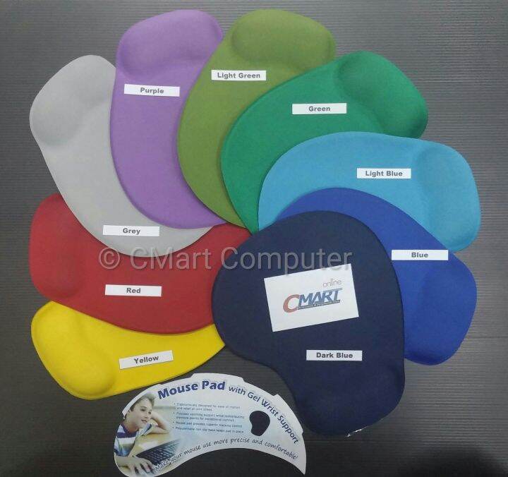 Mousepad Bantal Tebal Warna Color tatakan alas mouse pad mat - Ungu ...