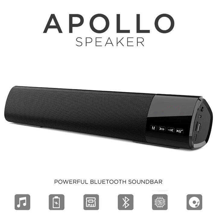 Apollo Speakers HIFI Stereo 3D Surround Subwoofer Soundbar USB AUX ...
