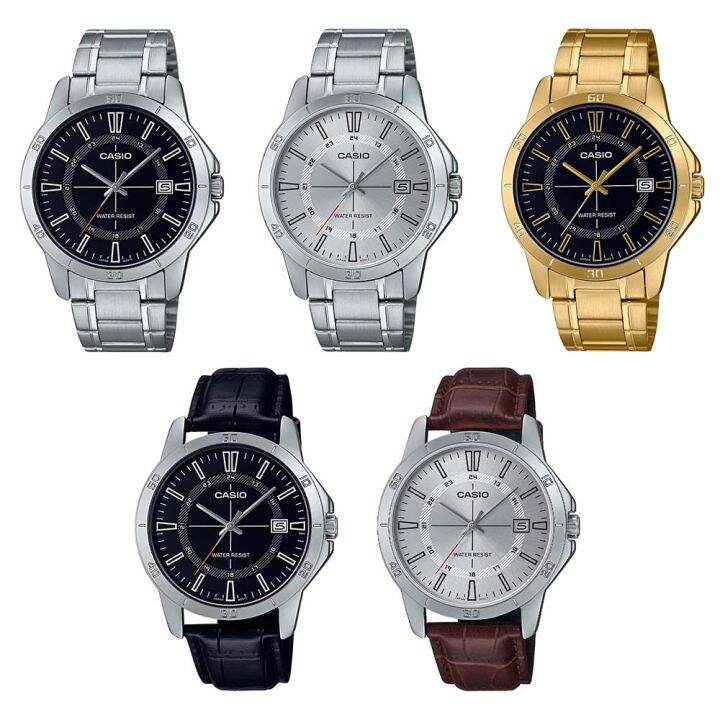 Casio Standard นาฬิกาข้อมือผู้ชาย รุ่น Mtp V004 Mtp V004d Mtp V004g Mtp V004l Mtp V004d 1c Mtp