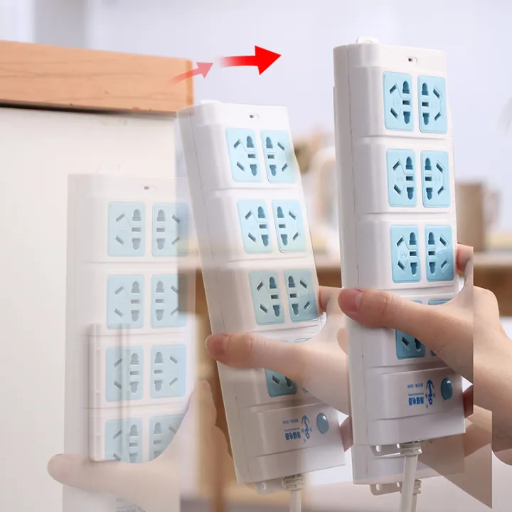 Row fixer wall-mounted wall-mounted seamless patch panel socket ...