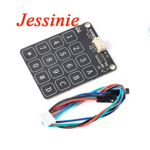 4x4 4*4 Matrix 16 Keys Button Keypad Switch Keyboard Array Module Capacitive Touch Breadboard ...