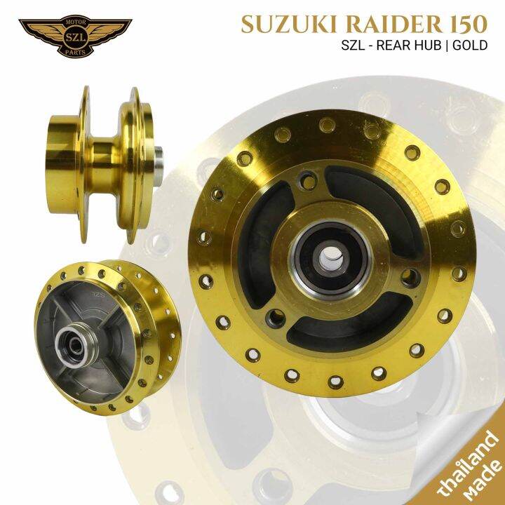 SZL Motorcycle Rear Hub for Suzuki Raider 150 Gold (9852-739) | Lazada PH