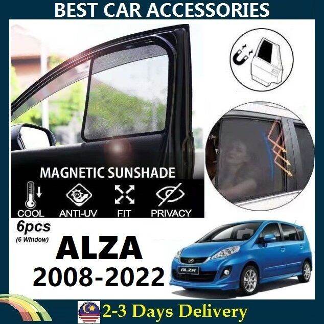Perodua Alza 2008-2023 FULLY MAGNETIC SUNSHADE【6pcs】 | Lazada