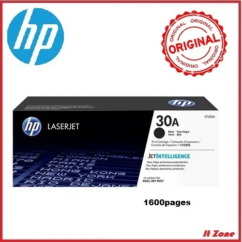 HP 30A/30X (CF-230A/CF230X) Black Original LaserJet Toner Cartridge | Lazada
