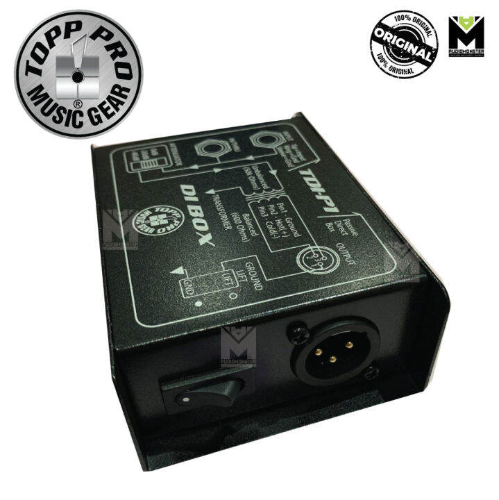 Original TOPP PRO TDI-P1 Direct Injection Box / DI BOX | Lazada PH