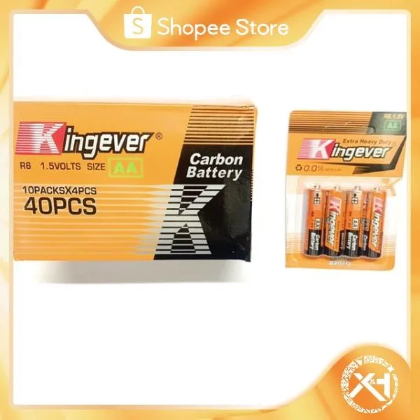 2A/3A 40pcs/1box Kingever/Kimpower Extra Heavy Duty Battery | Lazada PH