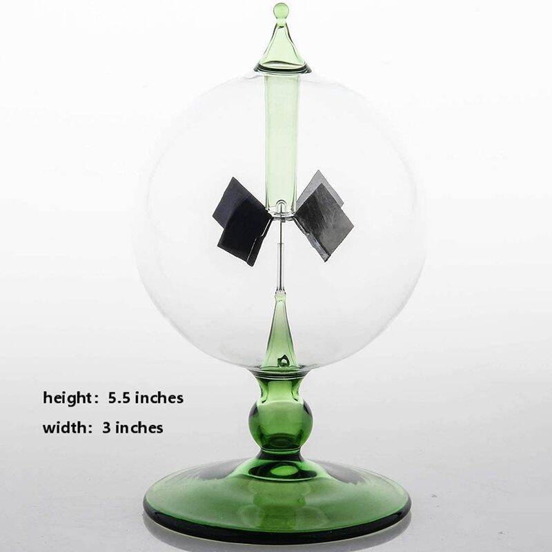 Green Solar Power Radiometer Crookes Solar Energy Spinning Vanes ...