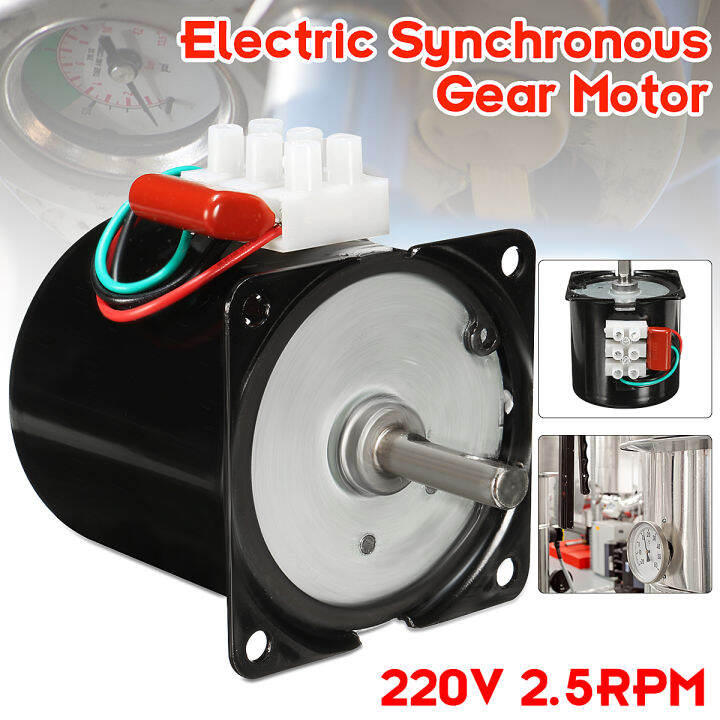 60KTYZ AC 220V 2.5RPM High Torque Electric Synchronous Motor ...