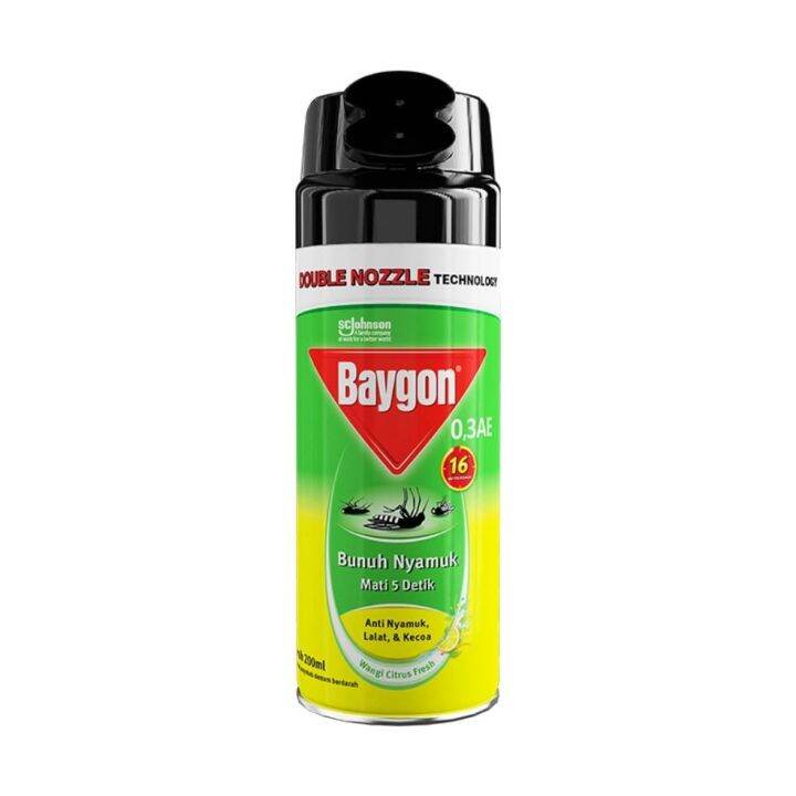 BAYGON AEROSOL 200 ML CITRUS FRESH | Lazada Indonesia