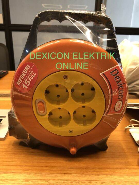 Box kabel merkuri/kabel roll 15 meter/gulungan kabel/stop kontak murah/terminal colokan listrik ...