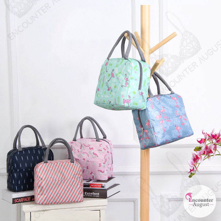 48 Colors Portable Lunch Bag New Thermal Insulated Lunch Box Tote ...