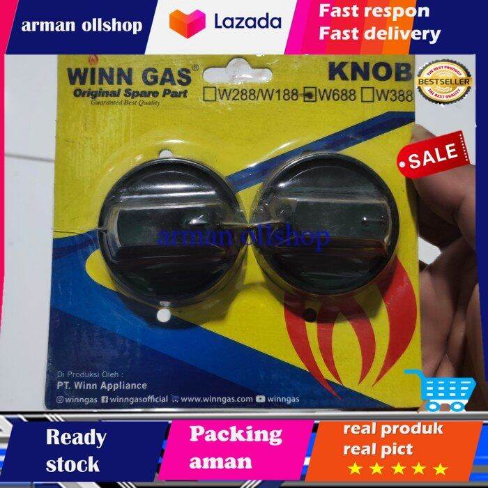 knop kompor winn gas kaca w668 original | Lazada Indonesia