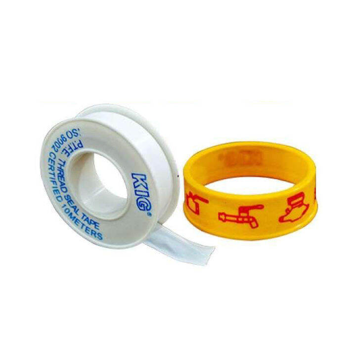 Seal Tape Isi 10 Meter KIG / PTFE SEAL TAPE pipa KIG onda 1/2 12mm ...