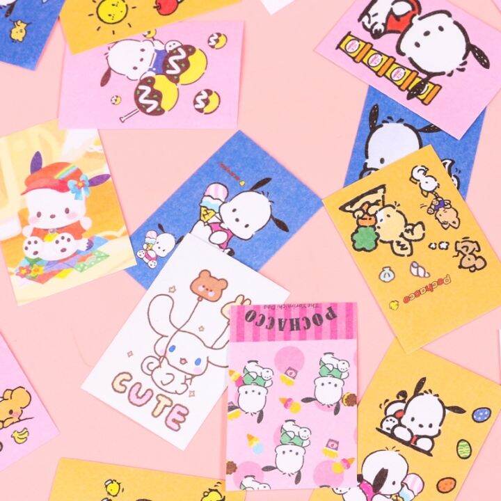 SANRIO Set 50 Tấm Hình Dán Mini Hoạt Hình Dễ Thương Trang Trí Sổ Tay ...