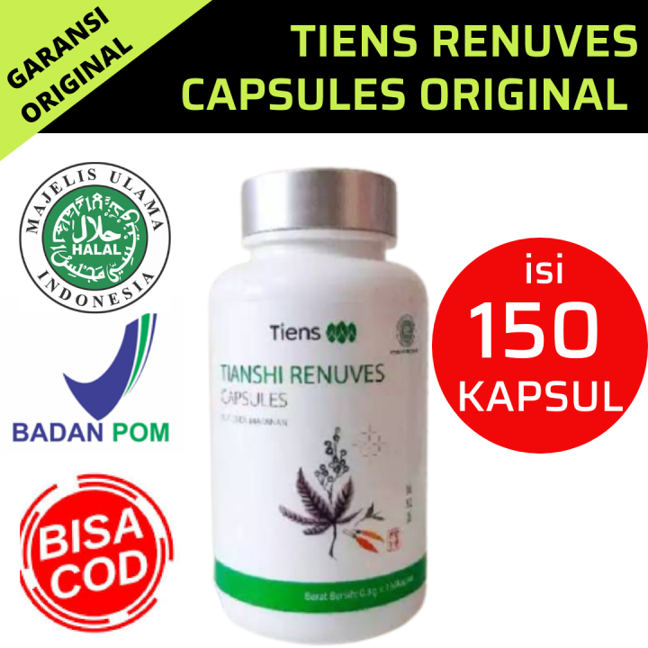 Renuves Capsule Original isi 150 Kapsul - Nutrisi Vitamin Mata Minus ...