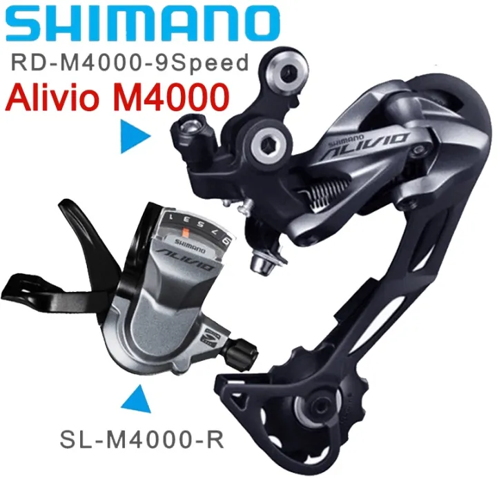 Shimano Alivio M4000 9 Speed Shifter Group set Rear Derailleur rd MTB ...