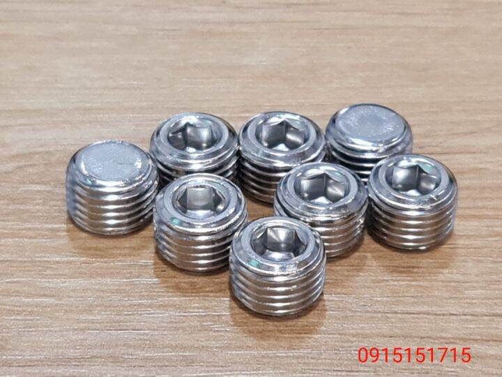 Nút bịt khí nén Ren 1/8-1/4-3/8-1/2 ( Combo 5 cai ) | Lazada.vn