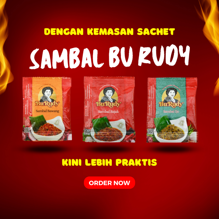 Sambal Bu Rudy Kemasan Sachet | Oleh-oleh Surabaya | Asli Surabaya ...