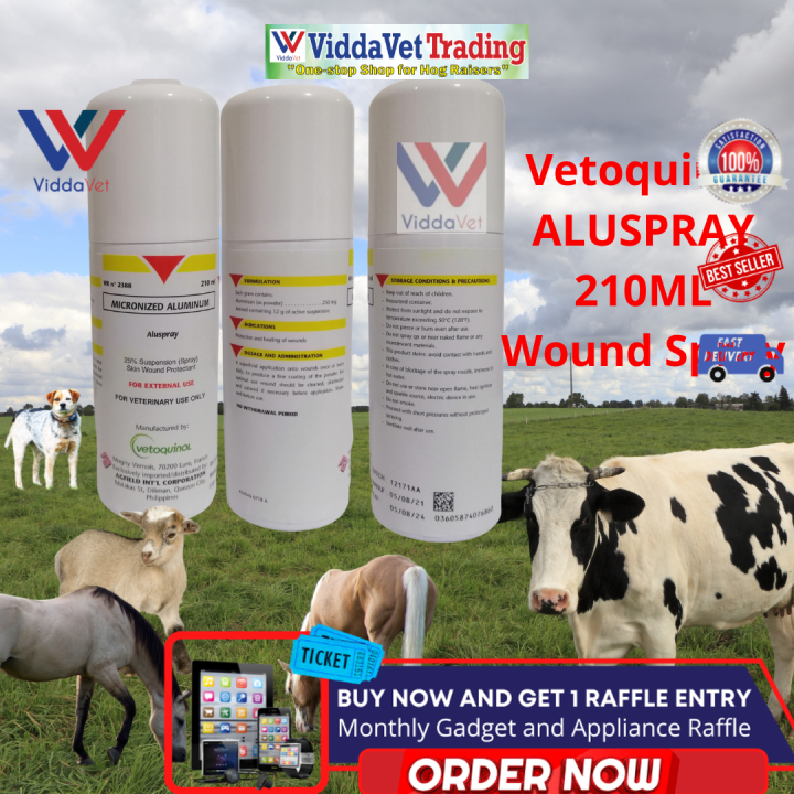 210ml wound spray for animals Imported from France Livestock farm ...