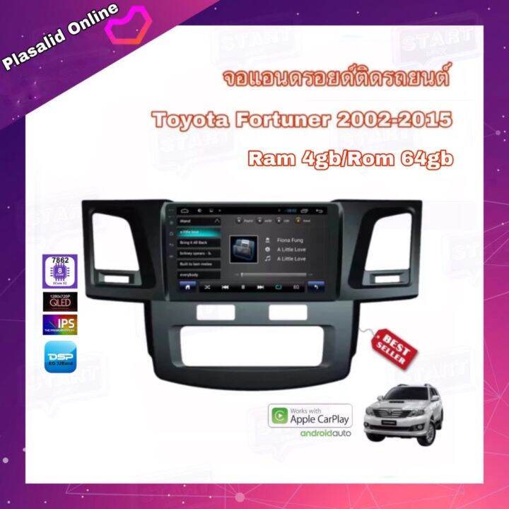 จอแอนดรอยด์ ตรงรุ่น Toyota Fortuner ปี 2002-2015 Ram 4gb/Rom 64gb New ...