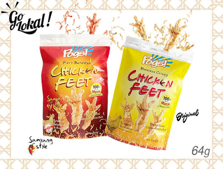 Pogs! Duo-Combo 1 Big Pack (1x 64g Pogs! Original Crispy Boneless ...