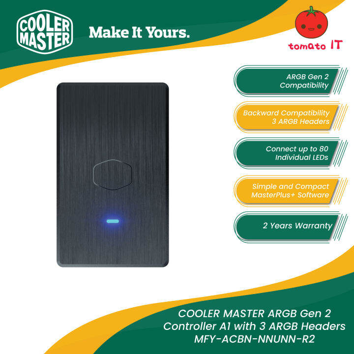 COOLER MASTER ARGB Gen 2 Controller A1 with 3 ARGB Headers - MFY-ACBN ...