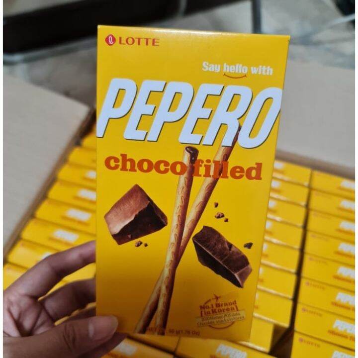 LOTTE PEPERO CHOCO FILLED 1 BOX (40PCS) | Lazada PH