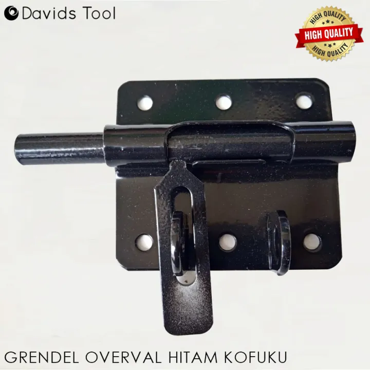 Grendel Pintu Gerendel Pengunci Overval 2.5 Inch Black | Lazada Indonesia