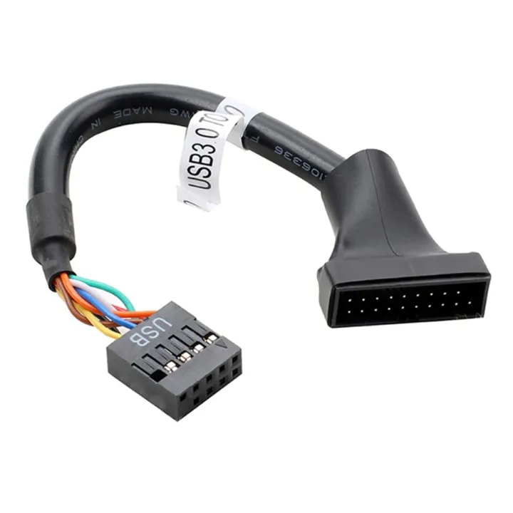 GNJ8155 cd-rom /floppy drive panel 20 Pin Female to 9 Pin Male 9-Pin To ...