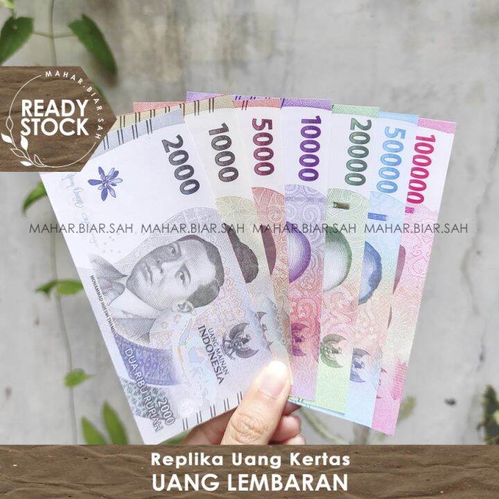 RS 10 lembar Replika Uang Kertas Versi / Model Baru Emisi 2022 / Uang ...