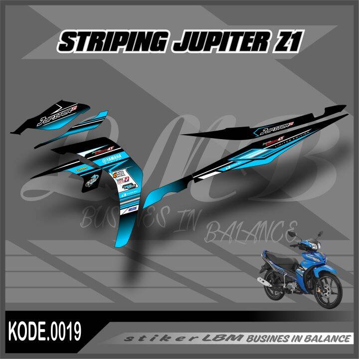 Sticker Striping JUPITER Z1 - Sticker Striping Variasi Motor JUPITER Z1 ...