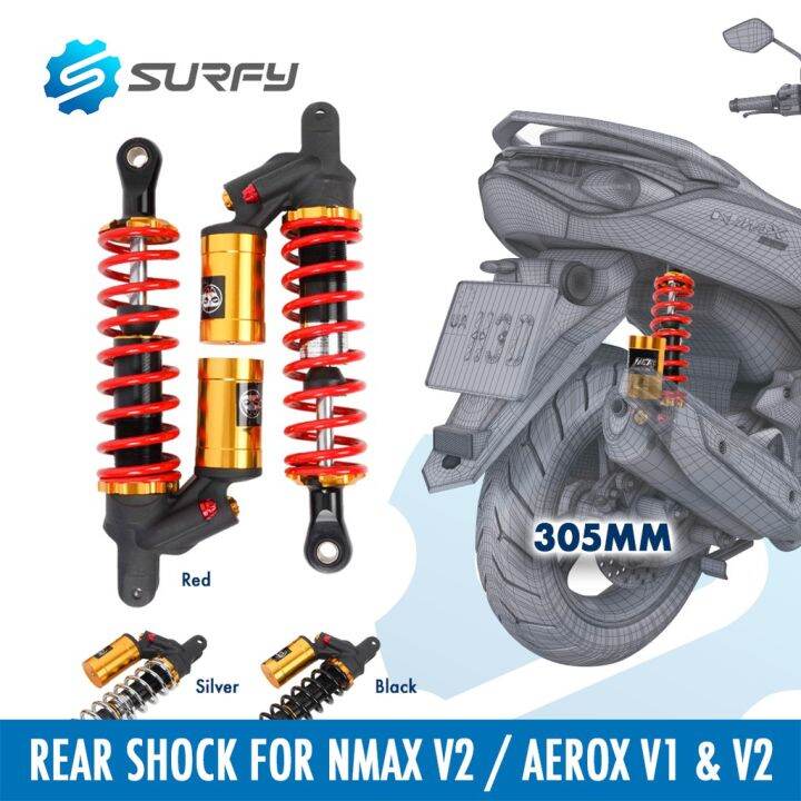 ！direct deal！ Racing Hero Rear Shock Gas Absorber 305MM Set For Aerox ...
