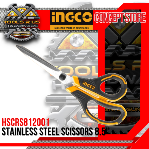 Ingco Stainless Steel Scissors 8.5" HSCRS812001 | Lazada PH