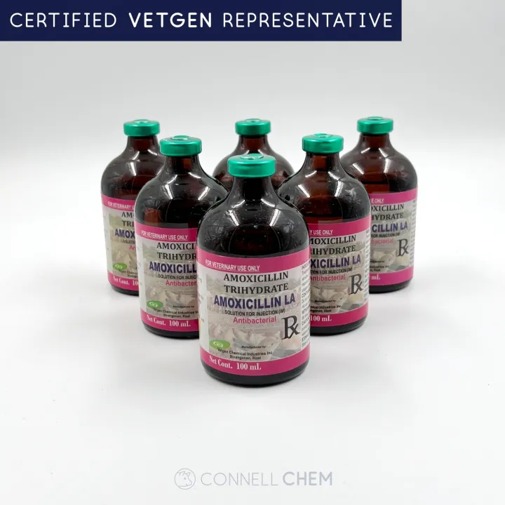 Amox Antibacterial for Animals 12x100ml | Vet Product | 100ml | Vetgen ...