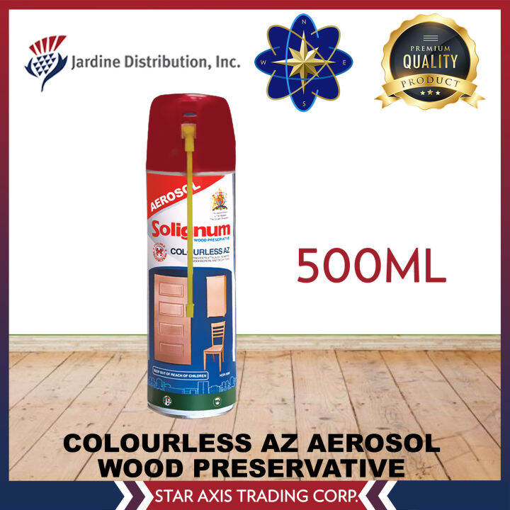 Jardine Solignum Wood Preservative - Aerosol Spray 500 ml Termite ...