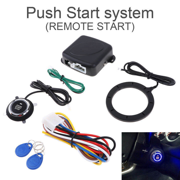 Universal 12V Auto RFID Car Alarm System and Warded lock Anti-theft ...