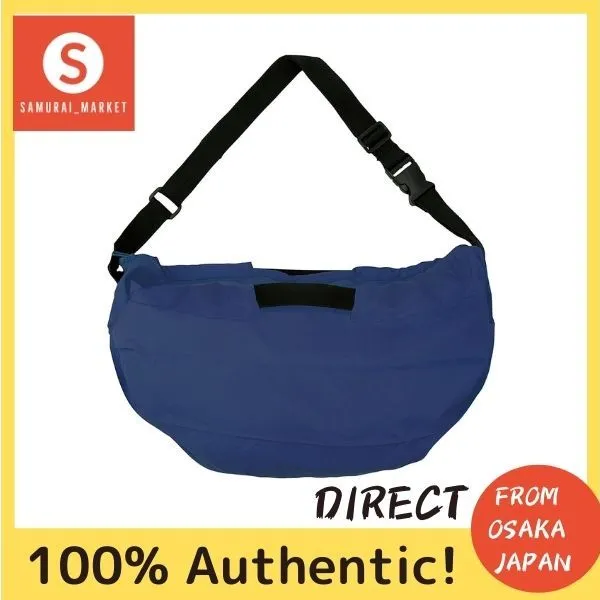 MARNA Shupatto Shoulder Bag 2Way Navy Eco bag that can be folded at once MARNA Shupatto 单肩包 2Way ...