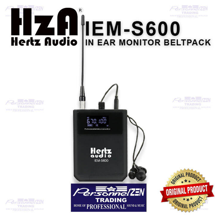 HzA Hertz Audio IEM S2600 In Ear Monitor Beltpack and Earphone (For IEM S2600 set) | Lazada PH