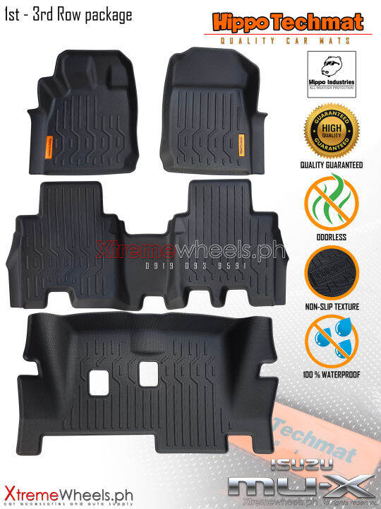 Isuzu Mux LS LSA LSE 2022-2024 ( 1st-3rd row ) Hippo Techmat Version 2 ...