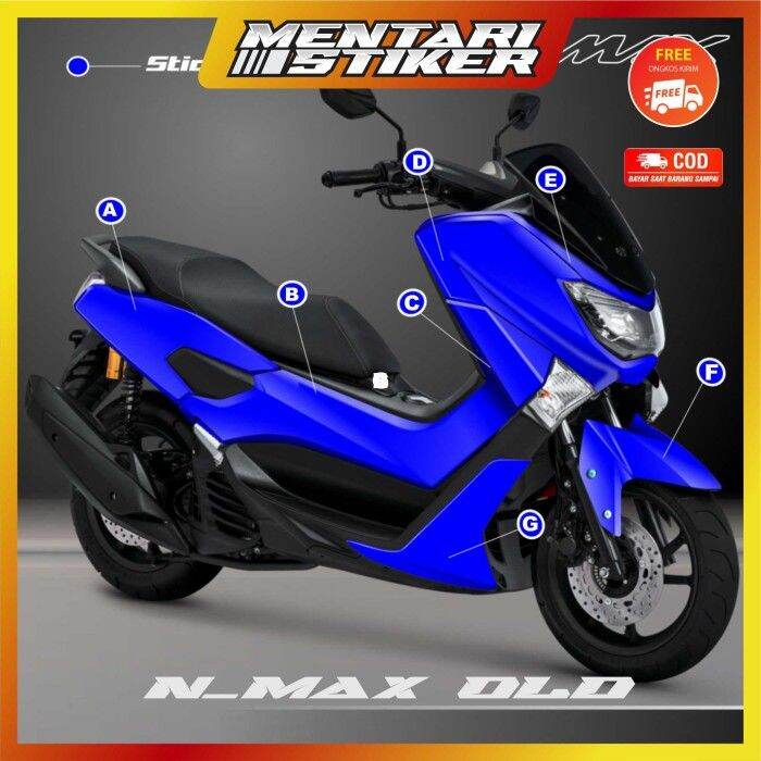 Decal Nmax / Skotlet Nmax Polos Full Body / Skotlet Nmax New - NMAX OLD ...