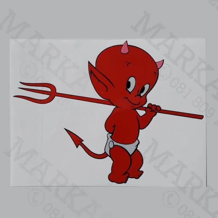 Stiker / Sticker Casper Hot Stuff the Little Devil Character | Lazada ...