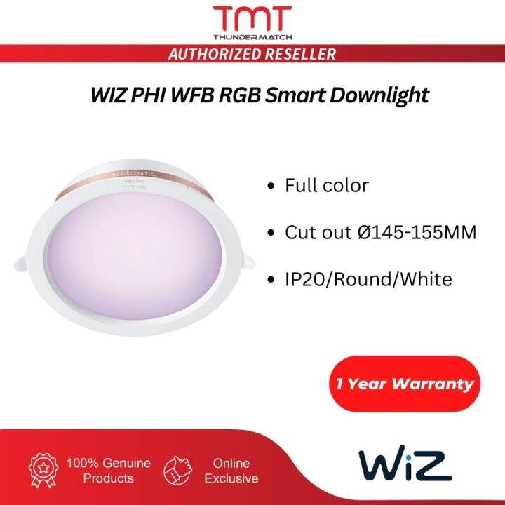 Philips WIZ PHI WFB RGB Smart Downlight | Lazada