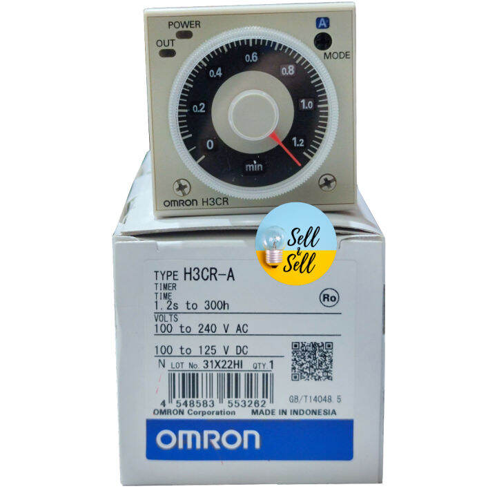 Timer Omron H3CR-A 220VAC (100% Original) / Timer 11 Pin Omron H3CRA ...