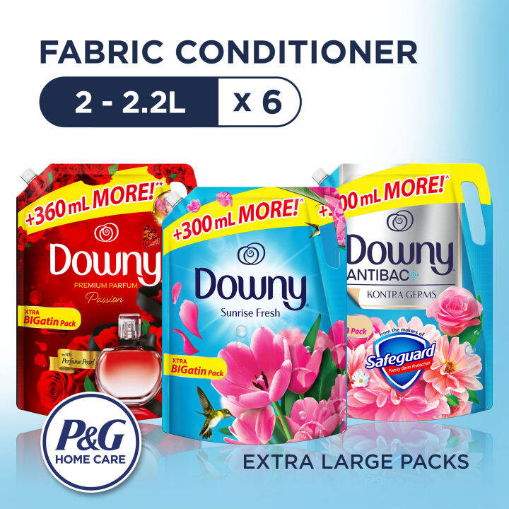 [Bundle of 6] Downy Fabric Conditioner Sunrise Fresh Kontra Germs ...