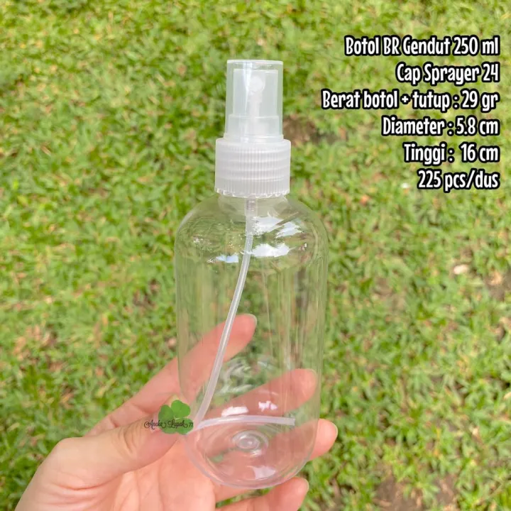 Botol SPRAY SBR Gendut 250 ml botol kemasan kosmetik 250 ml unik ...