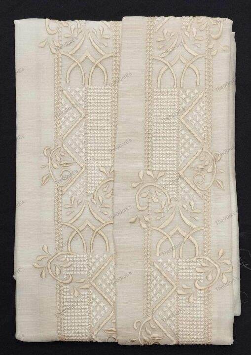 PRECUT EMBROIDERED FABRIC PIÑA COCOON (MALCOLM) Full Buttons | Lazada PH