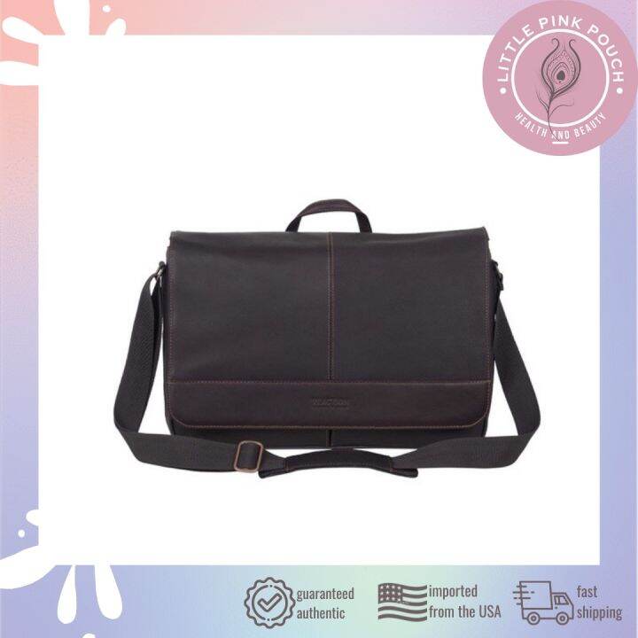 Kenneth Cole Reaction Come Bag Soon - Colombian Leather Laptop & iPad ...