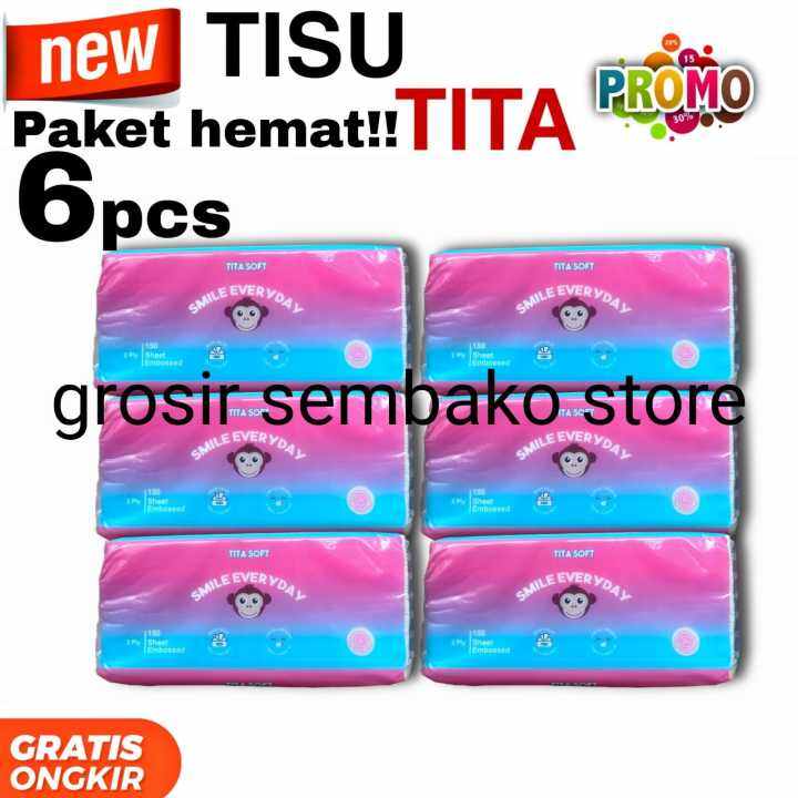 TITA SOFT Tisu murah 180 sheet | setara NICE dan clean plus | Lazada ...