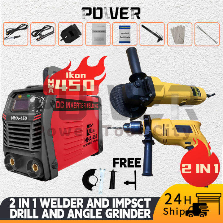 3IN1 IKON SET MMA-450 Electric Welding Machine 220v Fully Automatic ...