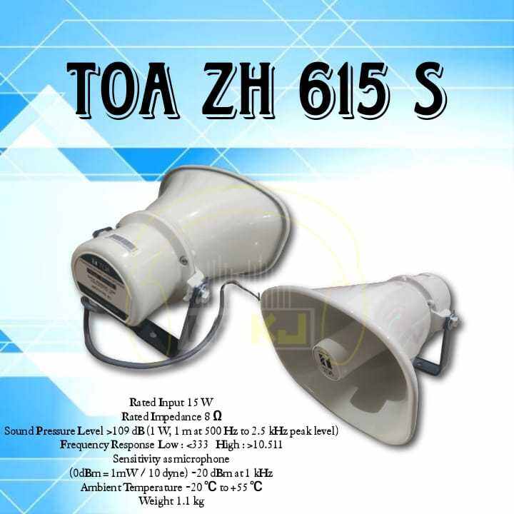 SPEAKER TOA ZH 615S CORONG TOA ZH 615 S TOA ZH615S ZH615 S 15 WATT | Lazada Indonesia